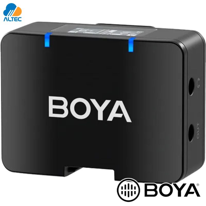 Boya BOYAMIC - sistema de micrófono inalambrico doble 3-en-1 300metros