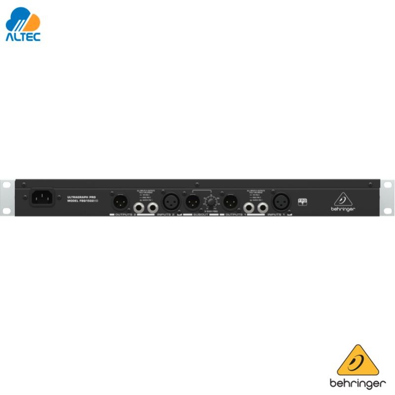 Behringer FBQ1502HD - ecualizador gráfico estéreo de 15 bandas