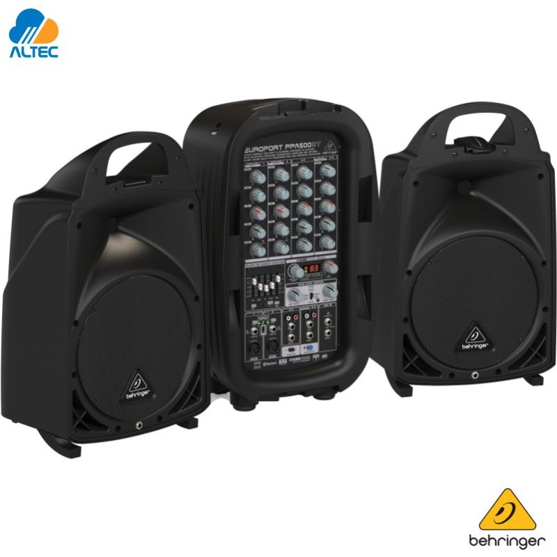 Behringer PPA500BT - 500W (250W x canal) 8pulg., 6 canales y bluetooth
