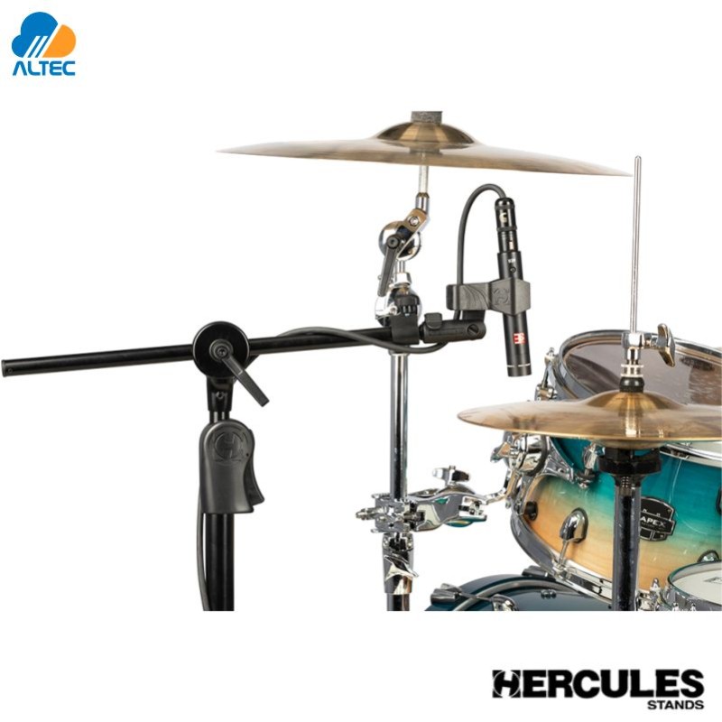 Hercules MS523B PRO - pedestal de micrófono ez clutch trípode hideaway