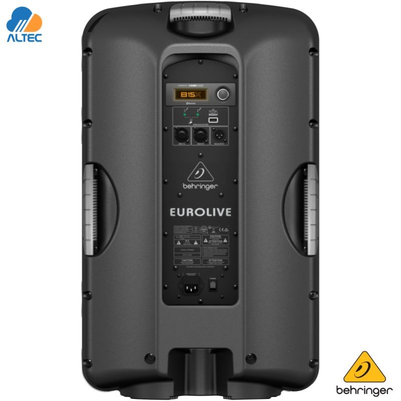 Behringer B15X - 1000W parlante PA de 15 pulgadas, bluetooth