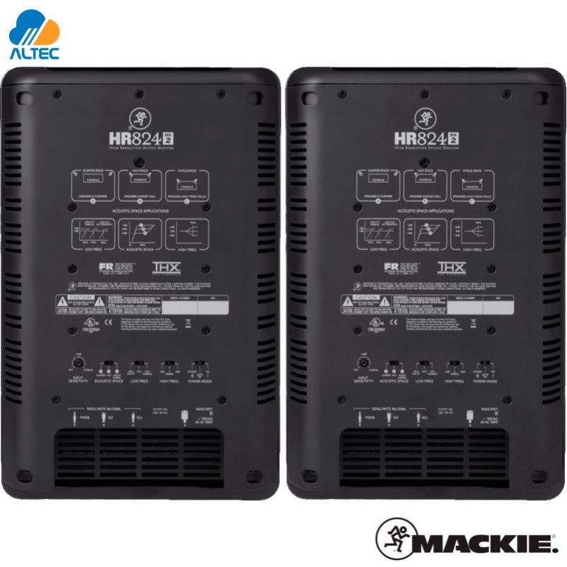 Mackie HR824MK2 - Par de Monitores Activos de 8.75 pulgadas