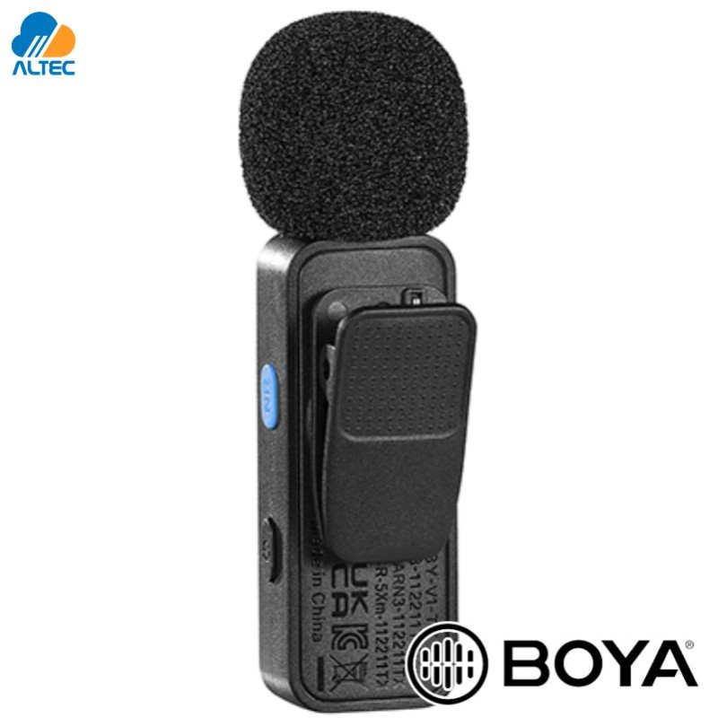 Boya BY-V10 - sistema de micrófono inalámbrico ultracompacto 2,4 GHz