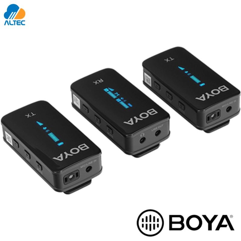Boya BY-XM6-S2 - sistema de 2 micrófonos inalámbricos ultracompactos